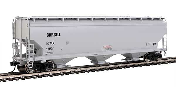 60' NSC 5150 3 Bay Covered Hopper Cargill ICMX #1025 | Rolling 20 Hobbies